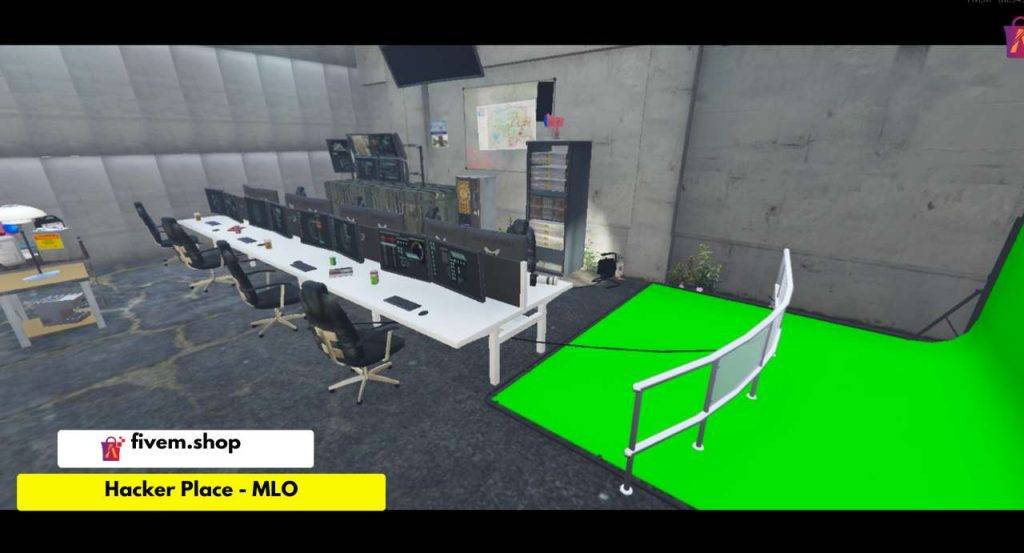 Hacker Hidden MLO | FiveM Control Room - FiveM Mlo Store