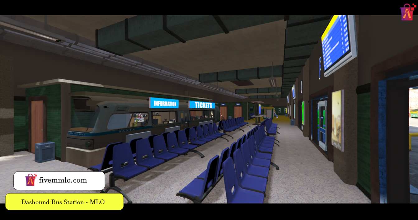 Dashound Bus Station MLO | FiveM Bus MLO - FiveM Mlo Store