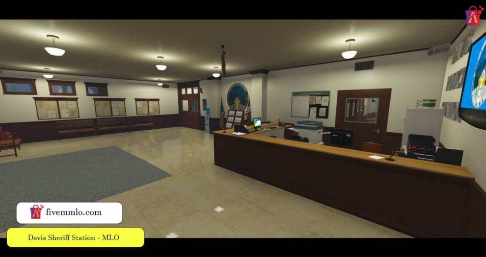 Davis Sheriff Station MLO | FiveM Police Station MLO - FiveM Mlo Store