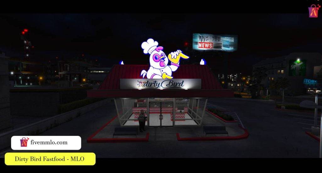 Dirty Bird Fast Food MLO | FiveM MLO Restaurant - FiveM Mlo Store