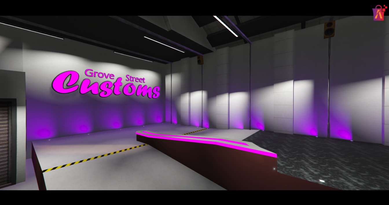 Grove Street Customs MLO | FiveM LS Customs - FiveM Mlo Store Grove Street Customs MLO | FiveM LS Customs - FiveM Mlo Store