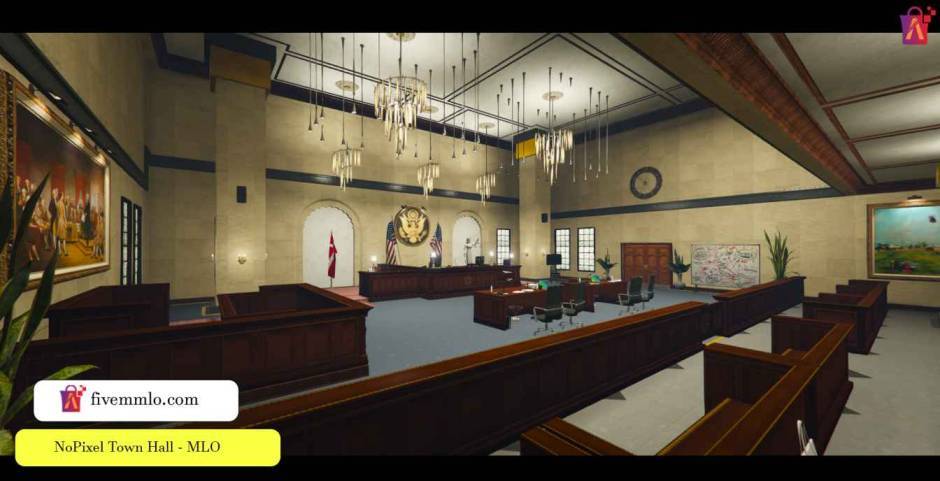 NoPixel Town hall MLO | Court House MLO FiveM - FiveM Mlo Store