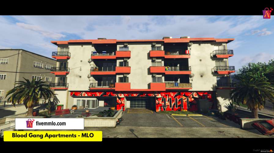 Blood Gang Apartments MLO | FiveM Gang MLO - FiveM Mlo Store