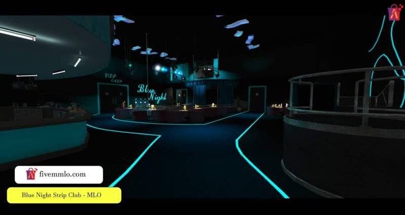 Blue Night Strip Club MLO | FiveM Night Club MLO - FiveM Mlo Store
