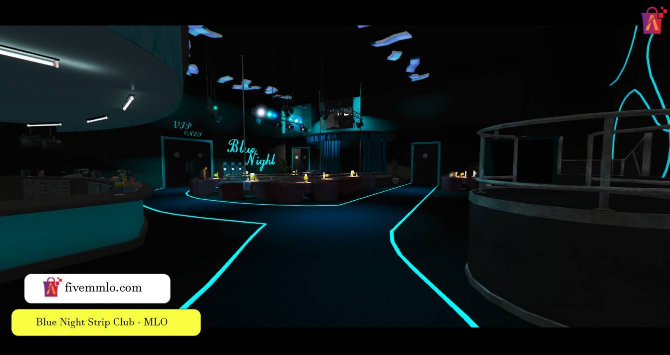 Blue Night Strip Club MLO | FiveM Night Club MLO - FiveM Mlo Store