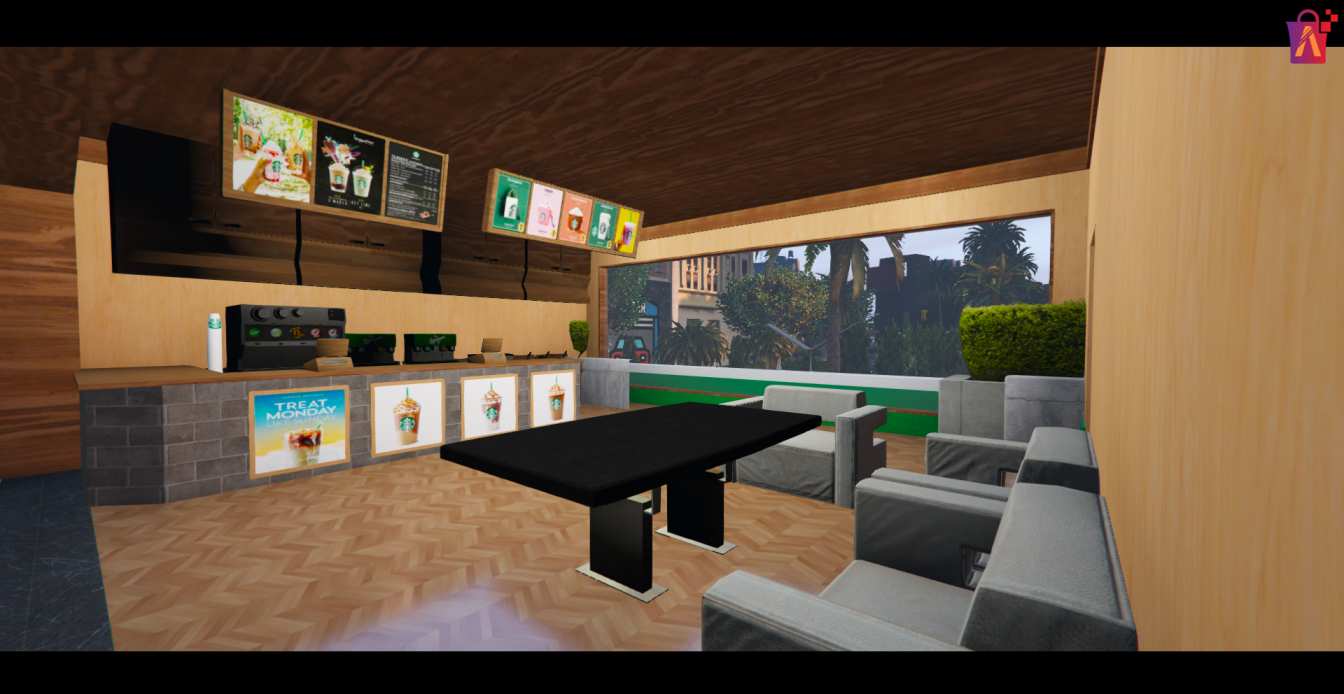 FiveM Starbucks MLO | FiveM Coffee Shop MLO - FiveM Mlo Store