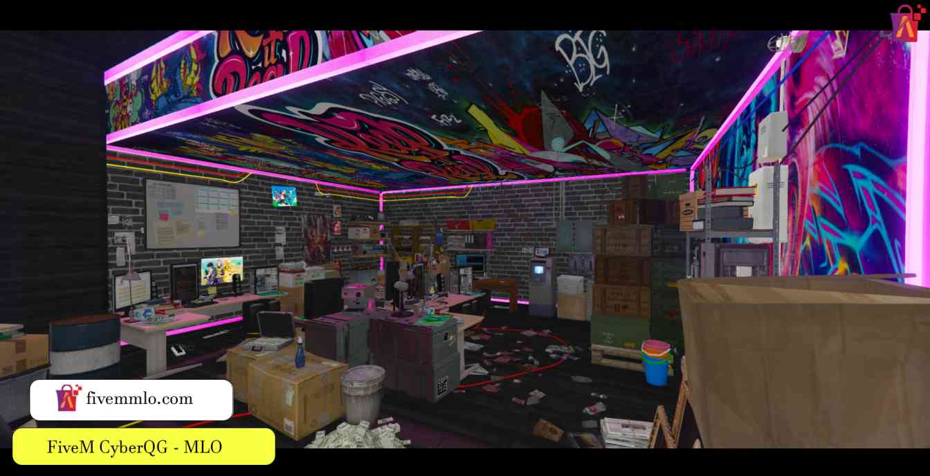 CyberQG MLO FiveM | FiveM Gang Hideout MLO - FiveM Mlo Store