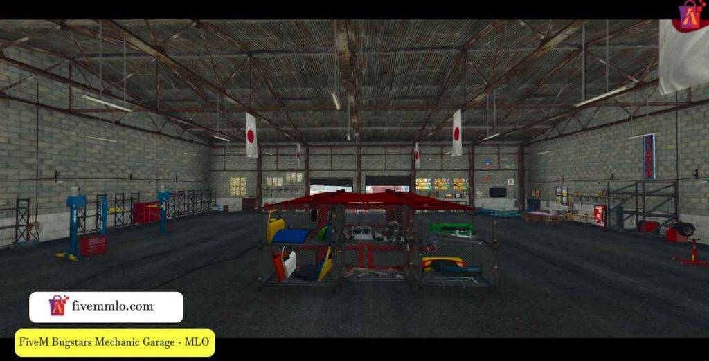 Bugstars Mechanic Garage FiveM | Mechanic Shops FiveM - FiveM Mlo Store