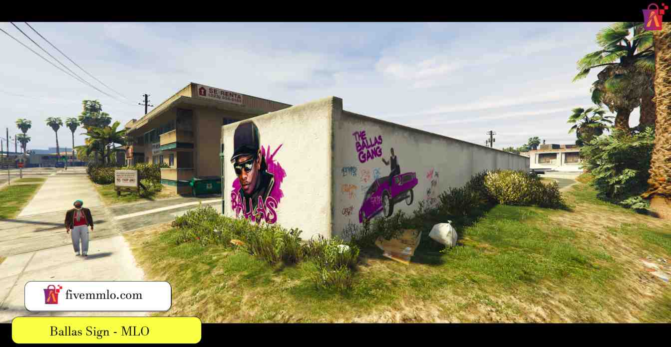 FiveM Ballas Sign | Ballas MLO FiveM - FiveM Mlo Store