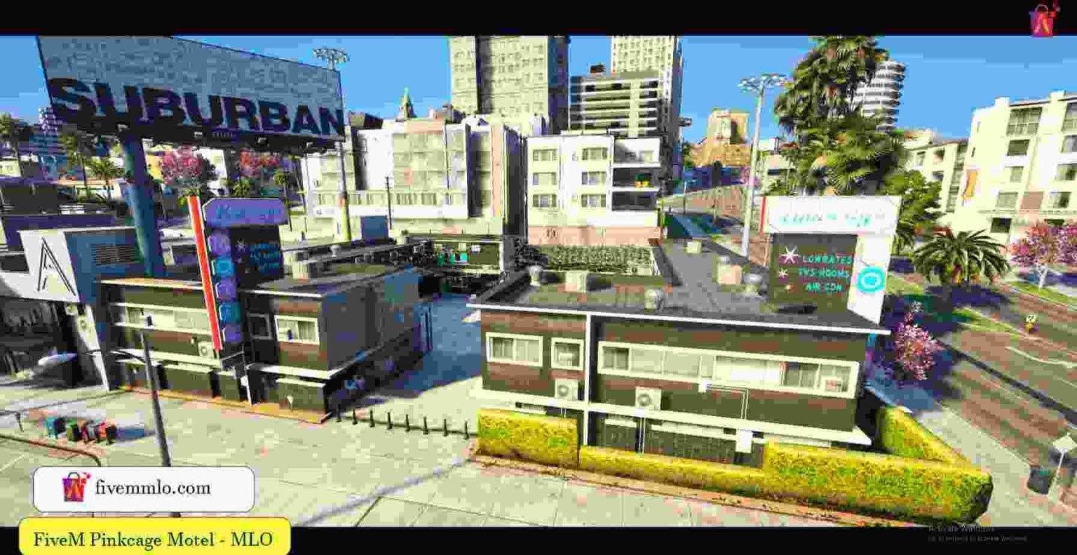 FiveM Pinkcage Motel MLO | FiveM Hotel MLO - FiveM Mlo Store
